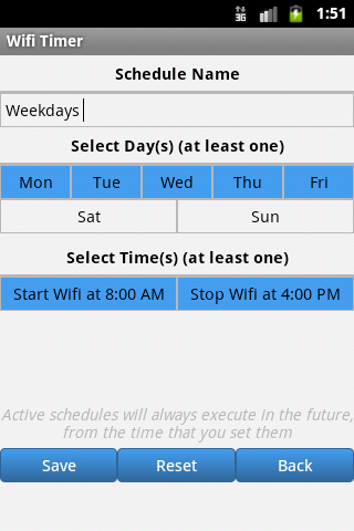 Wi-Fi Timer for Android: Schedule Wi-Fi On/Off automatically